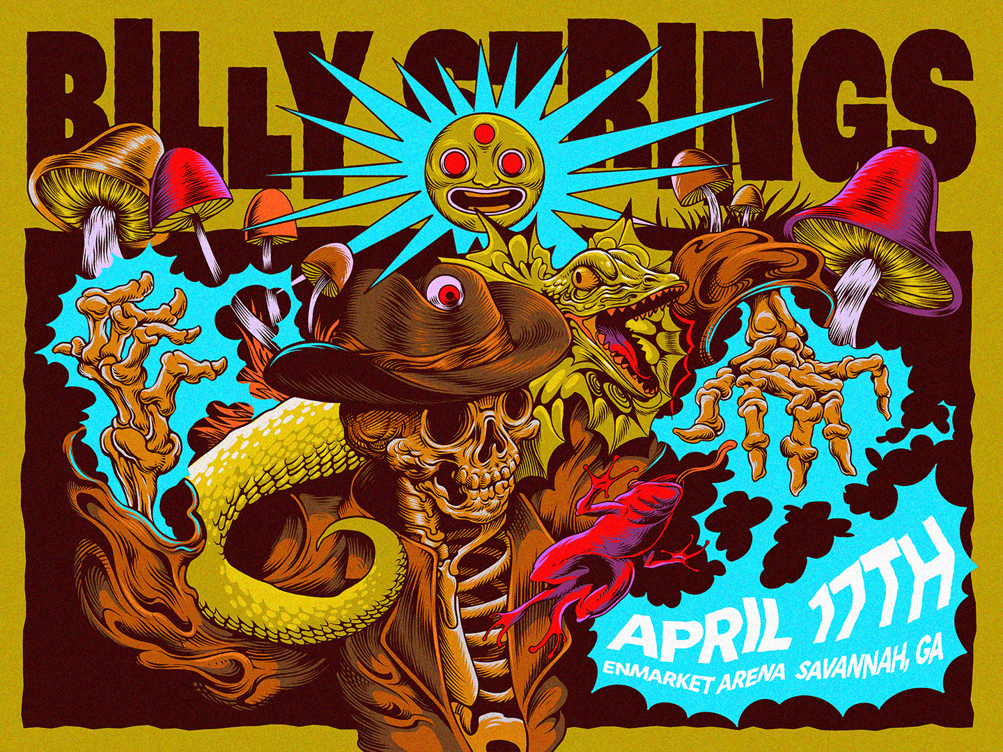 Billy Strings Concert Posters & Merch Unveiled!